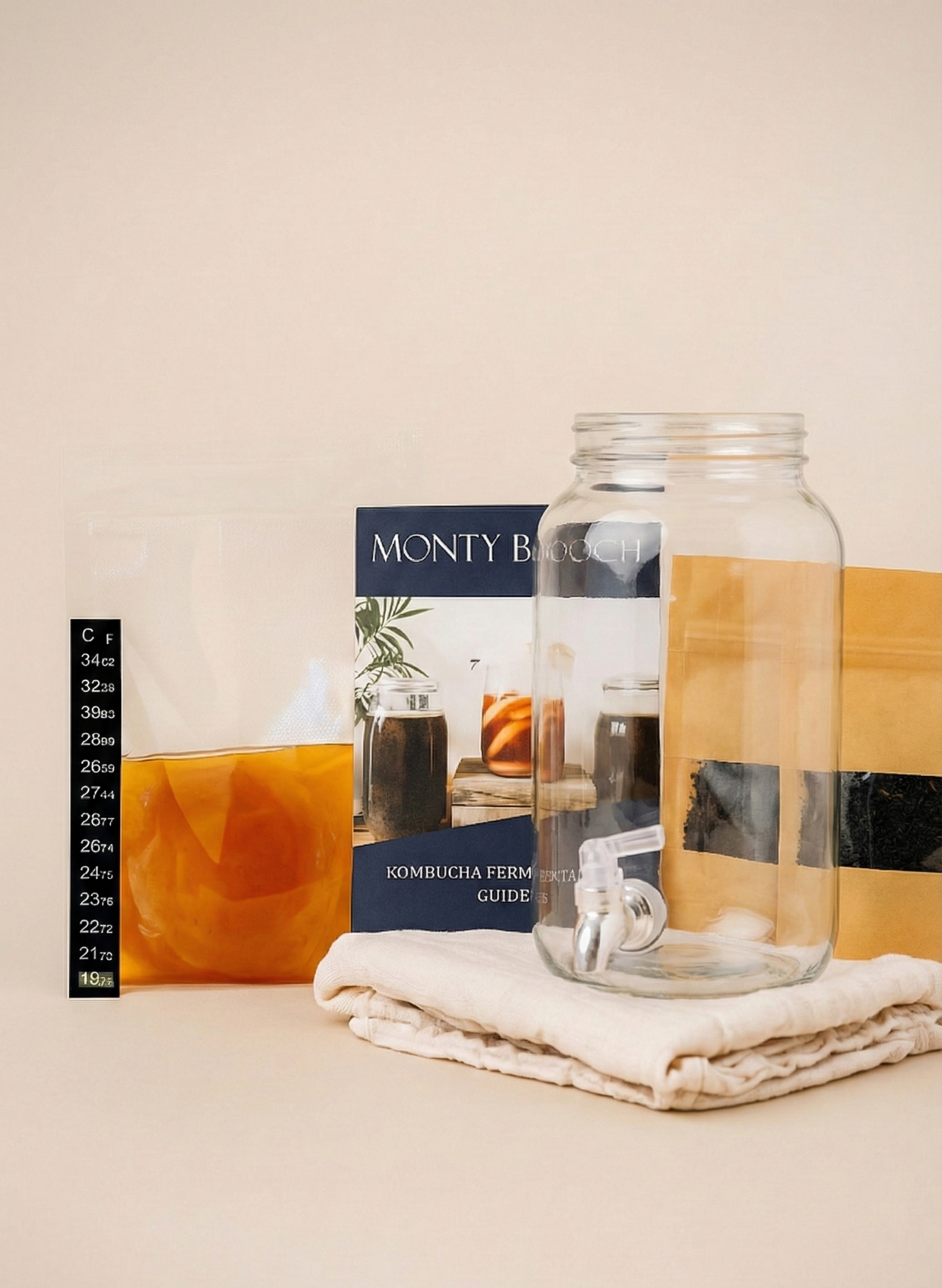 Award-Winning Kombucha, Naturally Fermented - Monty Booch